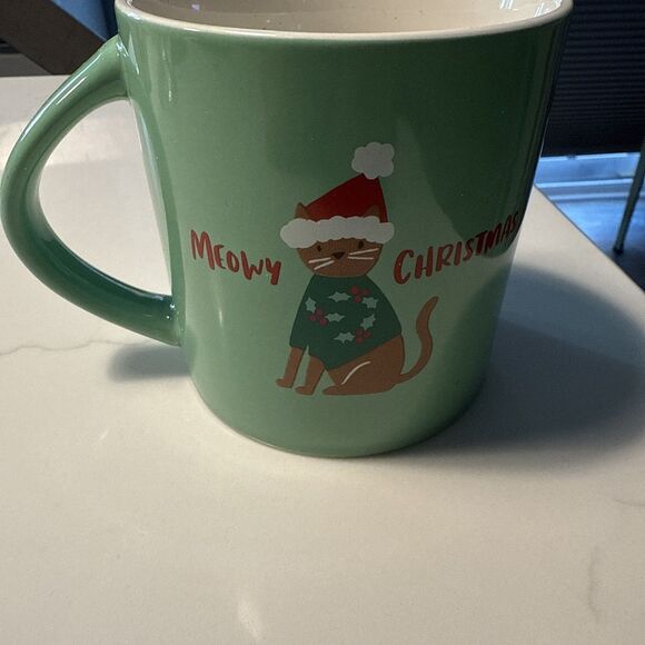 Target | Dining | Target Wondershop Meowy Christmas Cat Mug | Poshmark